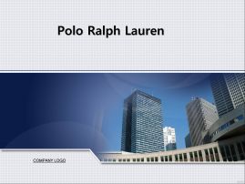 폴로 랄프로렌의 프리미엄 브랜드 마케팅 케이스 영어 발표 PPT  Polo Ralph Lauren  -1페이지