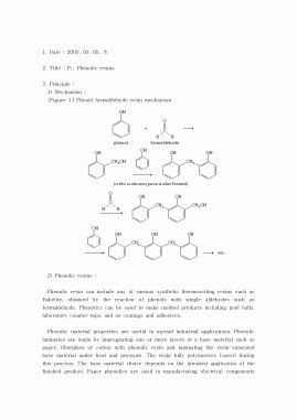 Phenolic resins -1페이지