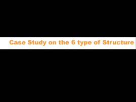 [건축재료와 구법] 구조의 여섯가지 종류 (Case Study on the 6 type of Structure).ppt-1페이지