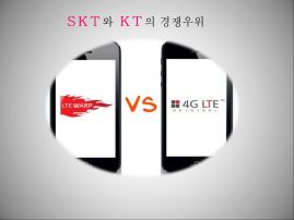SKT(SK텔레콤 SK Telecom) vs KT 기업 경쟁전략 비교분석과 마케팅전략 비교분석 PPT자료-1페이지