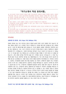한국전자기술연구원 채용 자기소개서-1페이지