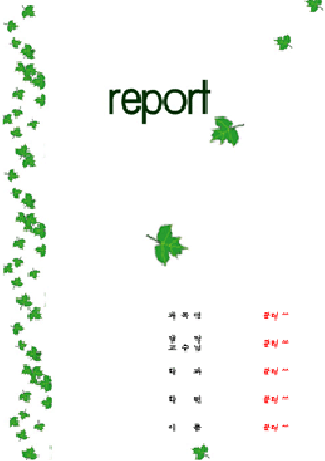 싱그런 프라타나스 잎을 배경으로