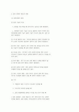 운동상해의 원인과 종류-1페이지