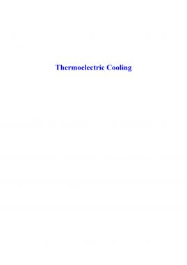 열전변환의물리현상(Thermoelectric Cooling)-1페이지