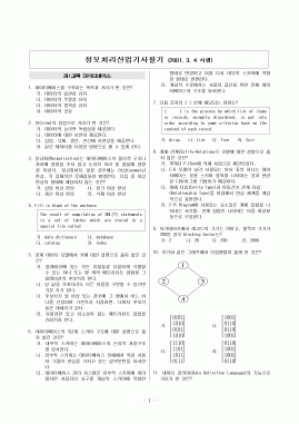 정보처리산업기사필기문제(2001.03.04)-1페이지