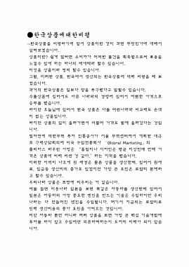 한국상품의 미래-1페이지