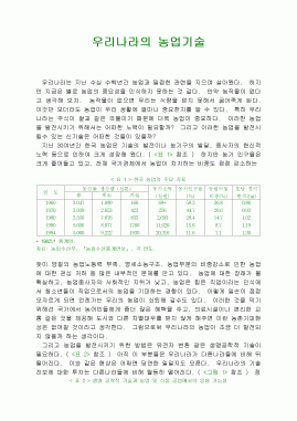 우리나라 농업기술-1페이지