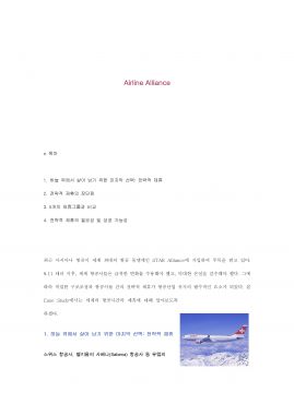 [경영전략]Airline Alliance의 사례를 중심으로-1페이지