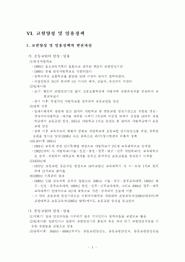 [사범/법학] 교원양성 및 임용정책-1페이지