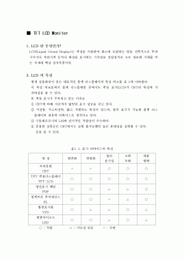 TFT [thin film transistor] 액정-1페이지