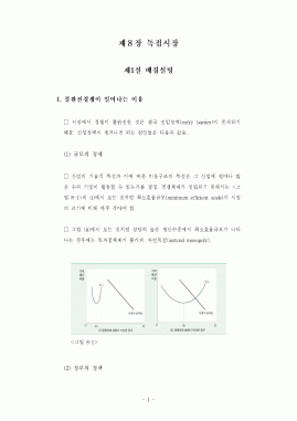 [경제학원론8] 독점시장-1페이지