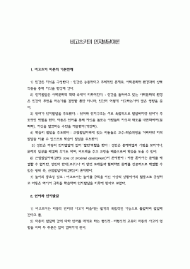 비고츠키의 인지발달이론 비고츠키의 인지발달이론 피아제 이론 비고츠키 이론 비고츠키 이론의 교육적 시사점 인지발달에 있어서 언어의 역할-1페이지