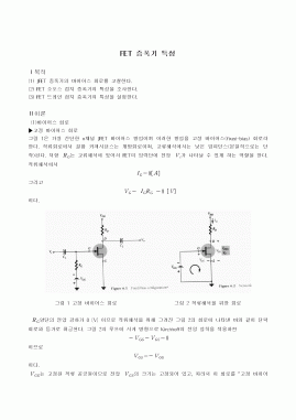 FET 증폭기 특성-1페이지