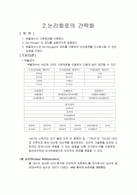 2.논리회로의 간략화-1페이지