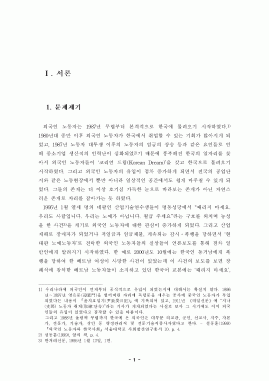 텔레비전 뉴스의 외국인 노동자에 대한 보도 고찰-1페이지