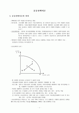 공공선택이론의 의의-1페이지