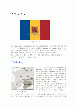 안도라 국가개요 소개-1페이지