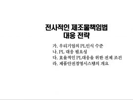 제조물책임법 우리기업의 PL인식 수준-1페이지