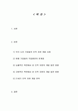 21세기 글로벌 인적 자원 관리 (인사관리)-1페이지