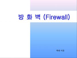 방화벽 firewall-1페이지