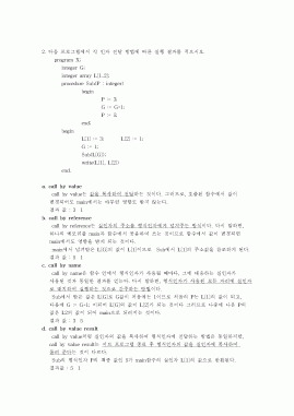 Programing Language Chapter 7 연습문제-1페이지