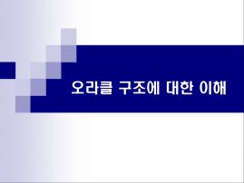 오라클 구조에 대한-1페이지