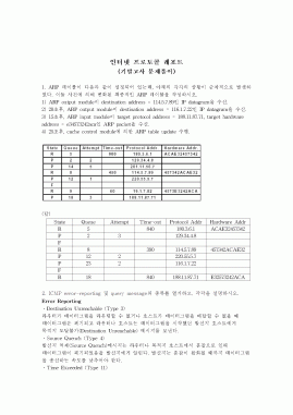 인터넷 프로토콜 레포트-1페이지