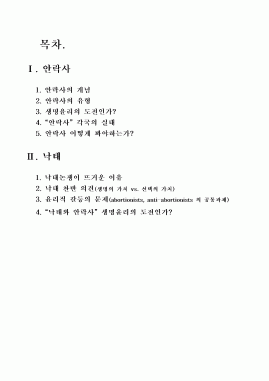 [철학 윤리] 낙태와 안락사-1페이지