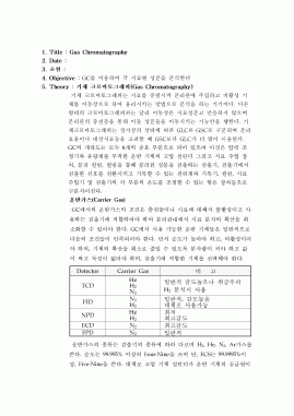 Gas Chromatography-1페이지