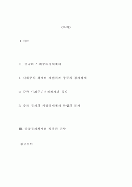 중국 경제 체제론-1페이지