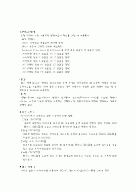 캐드 단축키 모음-1페이지