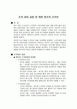 소각 처리 공정-1페이지