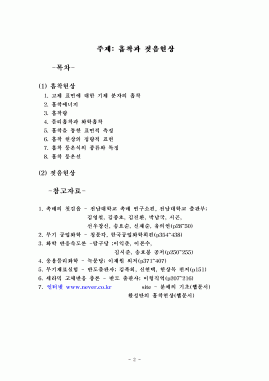 흡착과 젖음현상-1페이지