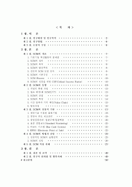 SCM의 도입에 관한 연구-1페이지