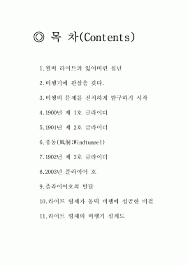 윌버 라이트의 비행기 개발 과정-1페이지