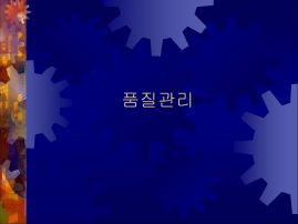 [인문과학] 품질관리 -1페이지