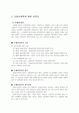 금융보험학(금융보험학 관련 자격증,생명∙손해보험회사 및 관계기관 및 단체)-1페이지