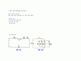 전기회로기초,하이브리드카,초전도체,연료전지에 관해서-1페이지