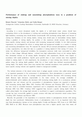 Performance of sinking and nonsinking phytoplankton taxa in a gradient of mixing-1페이지