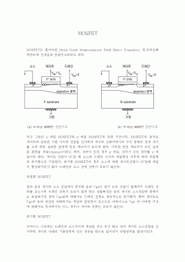 MOSFET[Metal Oxide Semiconductor Field Effect Transistor,금속산화막반도체 전계효과 트랜지스터]-1페이지