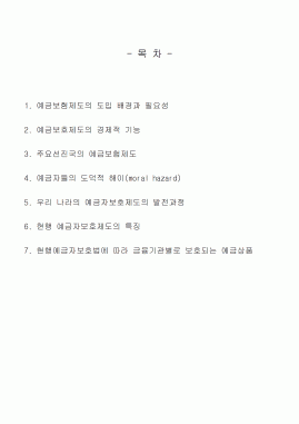 [사회과학] 예금보험제도-1페이지