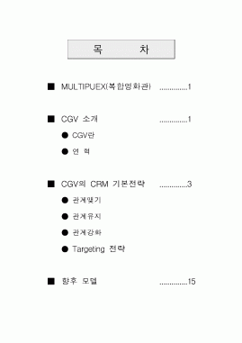 CGV의 고객관계관리(CRM)-1페이지