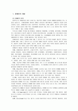 장애인의 개념 장애인 복지의 개념 복지정책 장애 종류에 따른 복지정책분류-1페이지