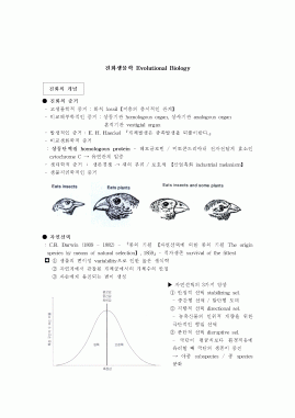 진화의 특징과 인류진화와 적응-1페이지