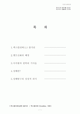 성배신화의 상징적 의미-1페이지