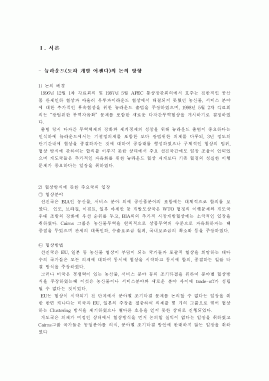 뉴라운드 이후 한국이 나아갈 방향-1페이지