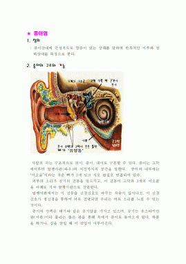 중이염에 대하여-1페이지