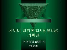 사업 기획안-사이버 피팅룸(디지털 탈의실)-1페이지