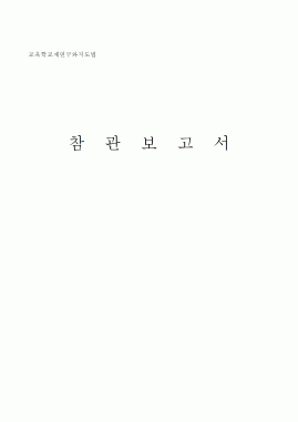 [교생실습] 교육실습 영어과 수업참관 보고서-1페이지