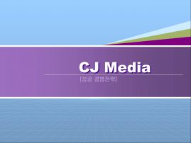 성공 경영전략-CJ Media 사례를 중심으로(매체경영 프로젝트)-1페이지